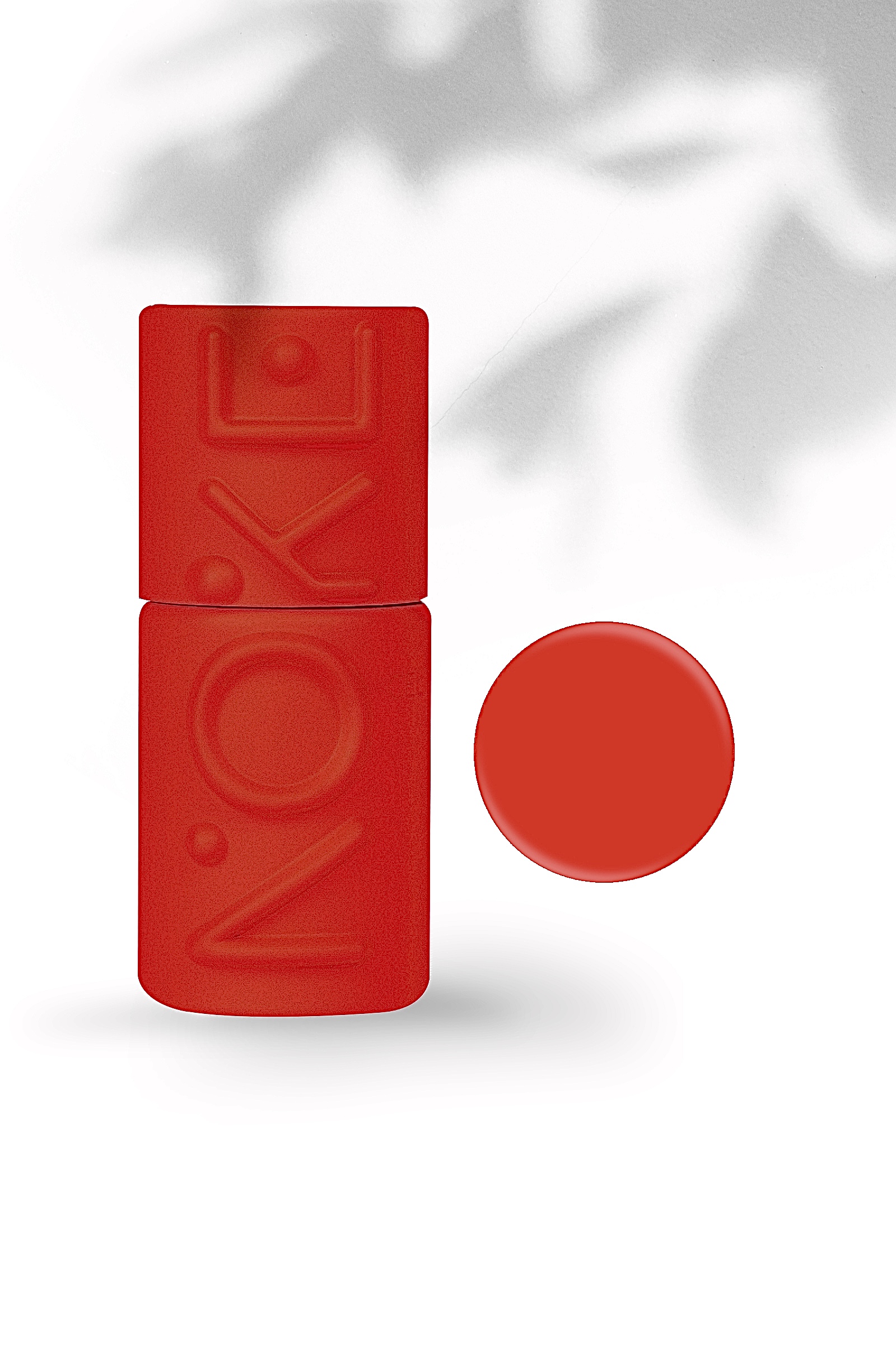 SEMI POLISH WARM RED, ONE LAYER — Noke