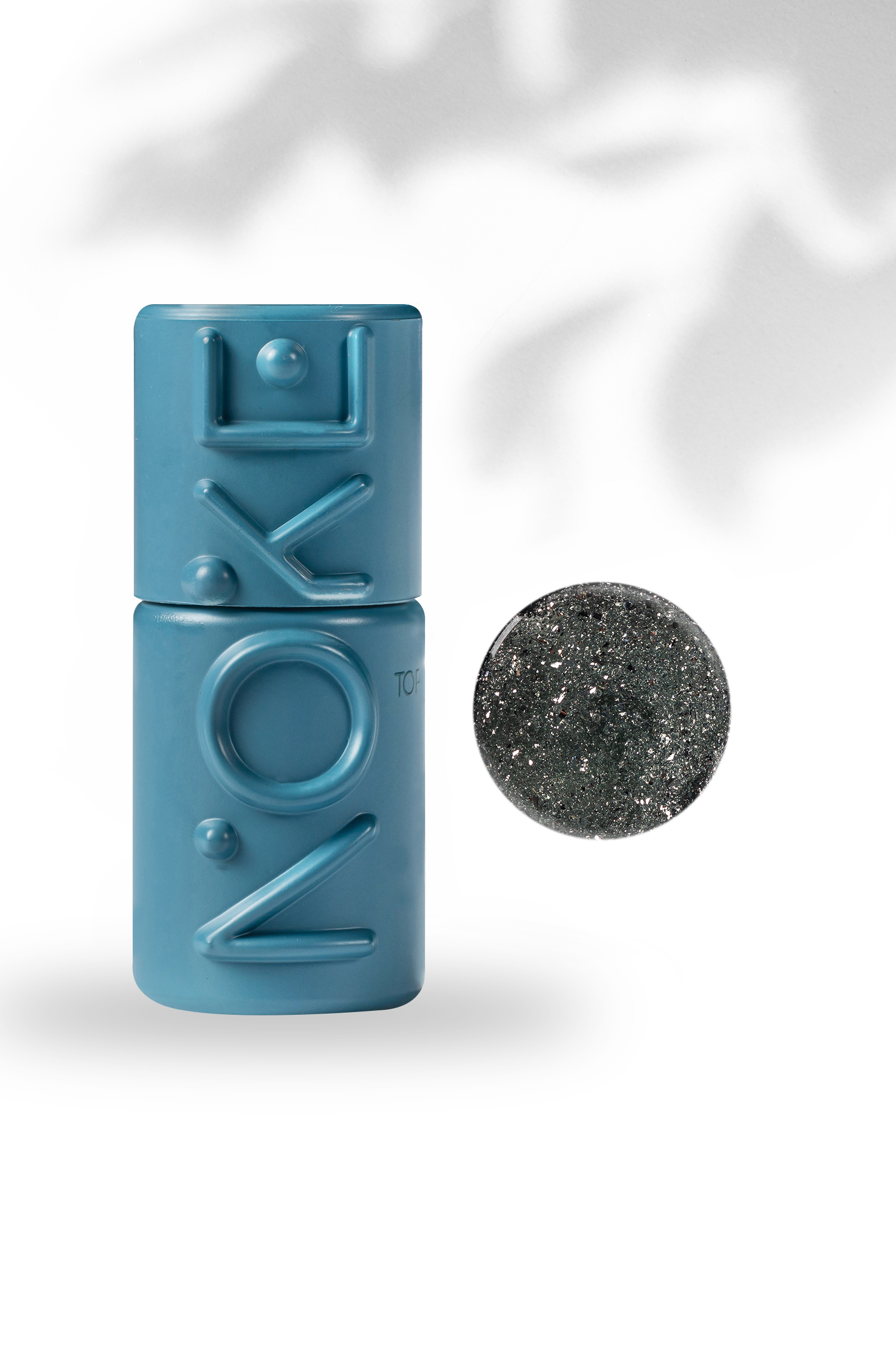 TOP COAT SILVER FLAKES, FLEXIBLE — Noke